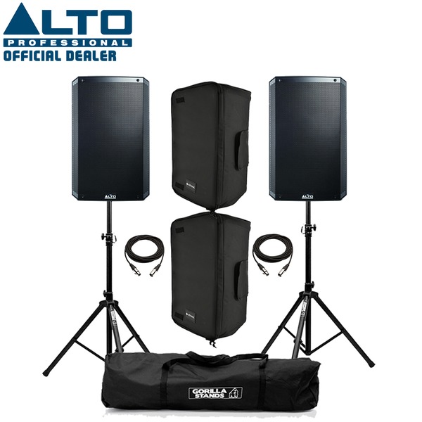 Alto TS315 (x2) Stands, Covers & Cables | getinthemix.com
