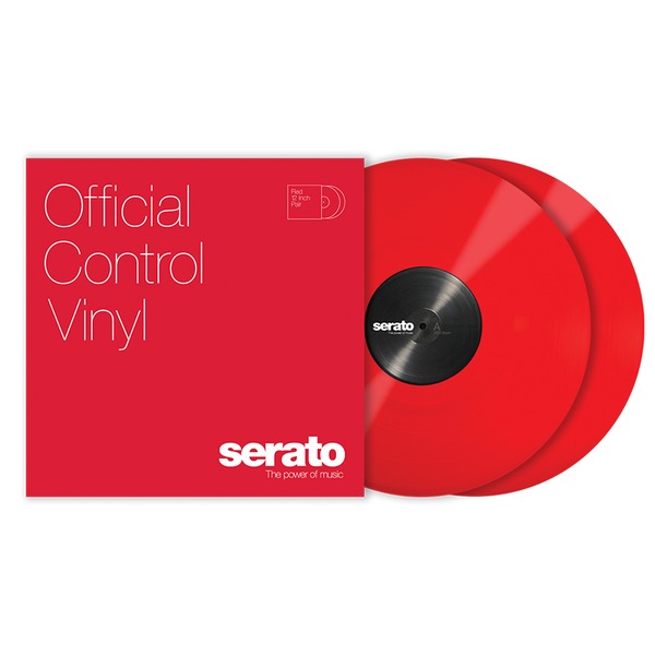 12" Serato Standard Colors (Pair) Red | getinthemix.com