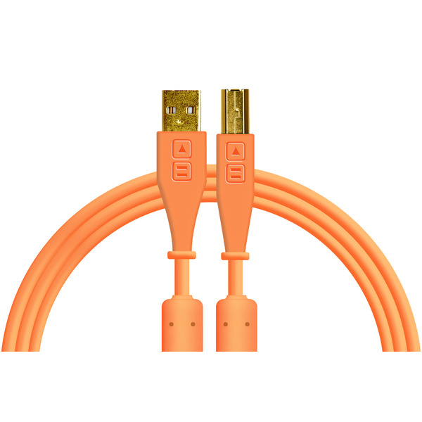 DJ TechTools Chroma Cable USB (A-B) Straight 1.5m Orange | Getinthemix